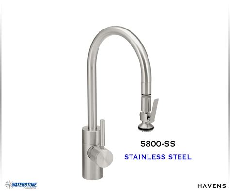 Waterstone Contemporary Plp Pulldown Faucet 5800 Havens Luxury Metals