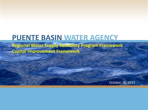 Pdf Regional Water Supply Reliability Program Framework Dokumen Tips