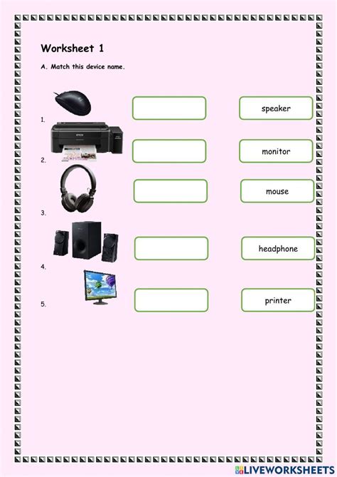 Computer Worksheets For Class 2