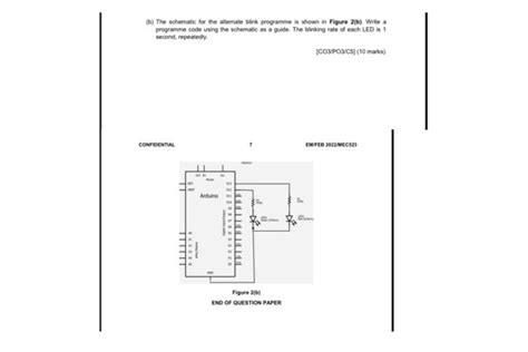 solved b the schematic for the alemate blink programme is