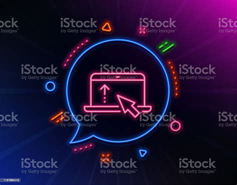 랩톱 라인 아이콘을 위로 스와이프합니다 스크롤 화살표 기호입니다 방문 페이지 스크롤 벡터 0명에 대한 스톡 벡터 아트 및 기타 이미지 Istock