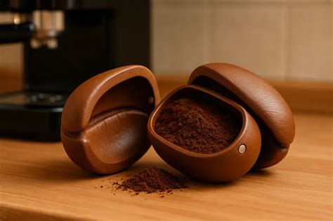 Coffee Bean Shaped Container Free 3d Print Model Makerworld