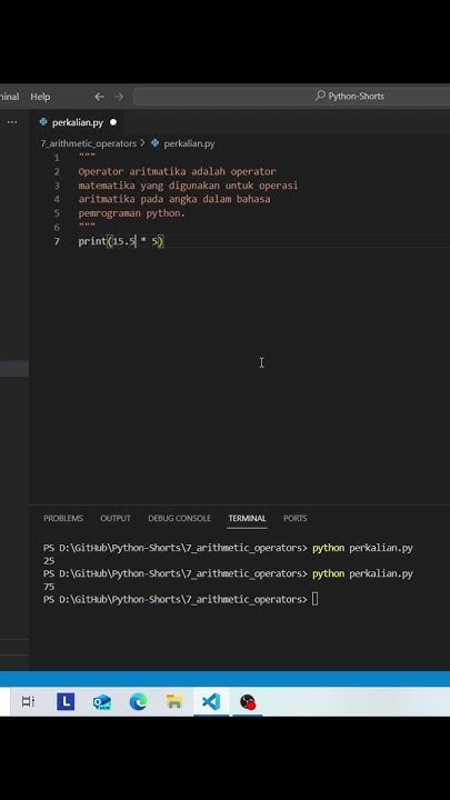 Perkalian Di Python Dreaviam Coding Programming Python Youtube