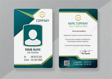 사무실 회사 신분증 템플릿 디자인 템플릿 Psd 다운로드 디자인 자료 다운로드