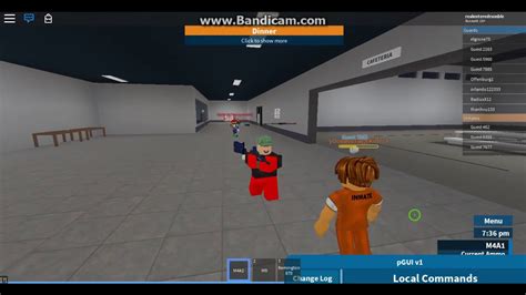 ROBLOX Prison Life GUI Script YouTube