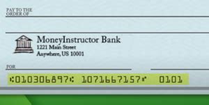 How To Find A Check Routing Number And Account Number Money Instructor