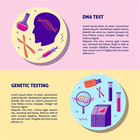 Premium Vector Dna Genetic Testing Medical Banner Template