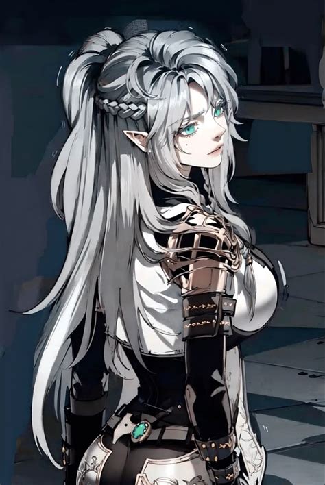 Tessia Eralith Tbate Эльфийка Рисунки девушки Аниме девушка