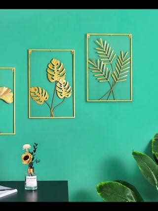 Jual Hiasan Dinding Wall Decor 4060cm Hiasan Dinding Bunga Daun Dan Hiasan Estetik Inding Besi