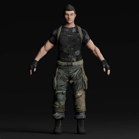 Model 3d Character 3d Texture Rig3d Animate3d Nsf Stylized Convert 2d To 3d By Bob Lehania