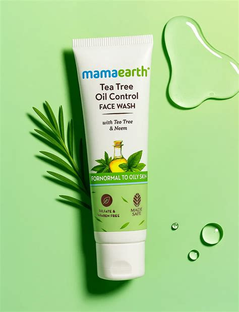 Tea Tree Oil Control Face Wash Size 10 Ml By Mamaearth
