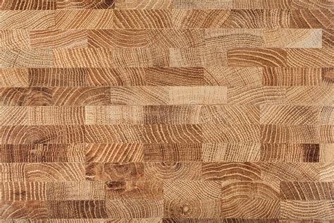 Oak Wooden Board As Background Top View Cross Section Of Tree Trunk
