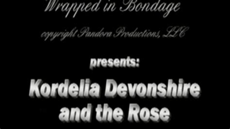 Kordelia Devonshire And The Rose For Ipod Wrapped In Bondage Clips4sale
