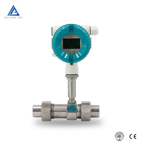Npt Bsp Thread Connection Oil Flowmeter Liquid Turbine Flow Meter For