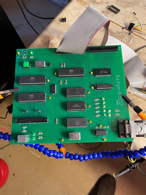 My 6502 Pcb Populated And Working Beneater