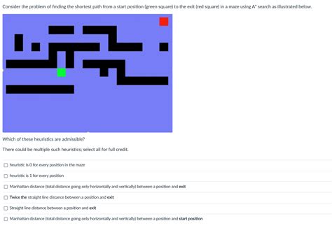 Solved Which Of These Heuristics Are Admissible There Could