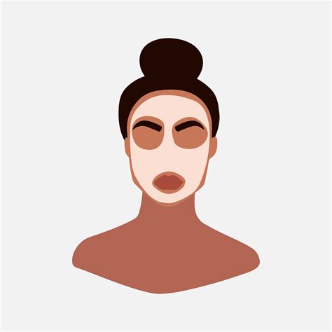 Facial Mask Vector Design Beautiful Woman 16527861 Vector Art At Vecteezy