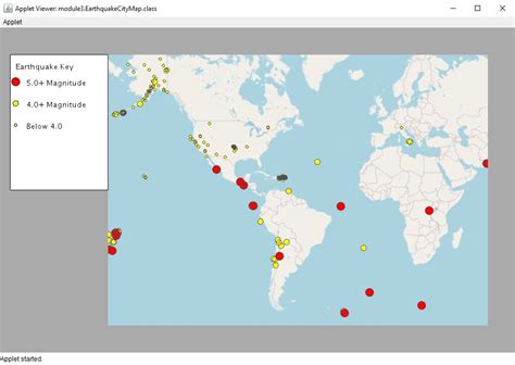 Github Emircankartalearthquake Visualizer Earthquake Visualizer Is A Java Project That
