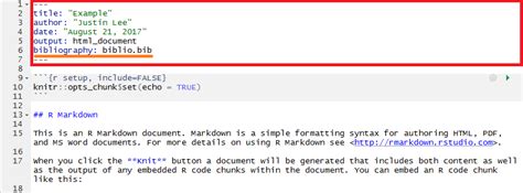 Chapter Rmarkdown An Introduction To Statistical Programming Methods With R