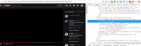 Javascript Putting Two Different Scroller In A Youtube Page To Make Improved Custom Ui