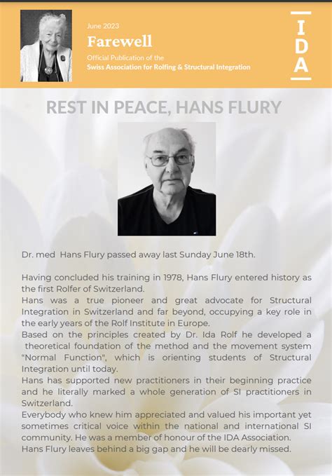 Farewell Hans Flury Anatomy Trains Blog