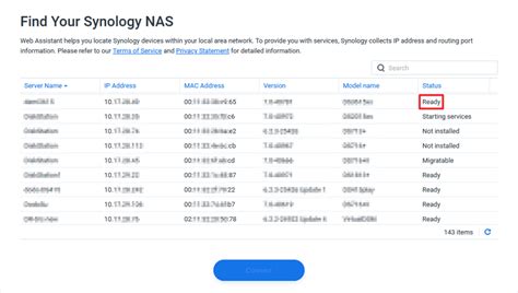 What Do The Device Statuses In Synology Assistant And Web Assistant