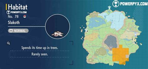 Pokemon Scarlet And Violet Slakoth Location