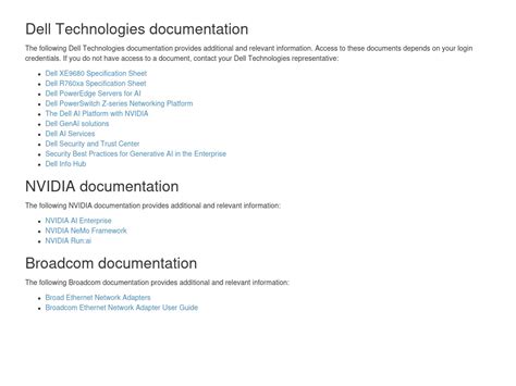 summary generative ai in the enterprise with nvidia gpus dell networking and nvidia software