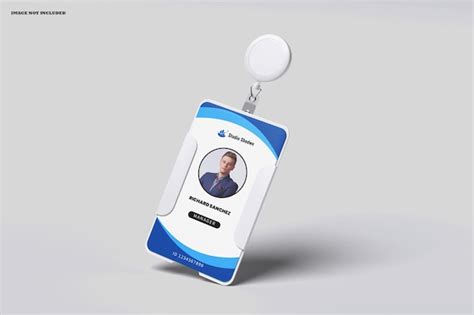 Premium Psd Id Card Holder Mockup