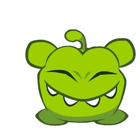 Happy Cuttherope Sticker By Om Nom