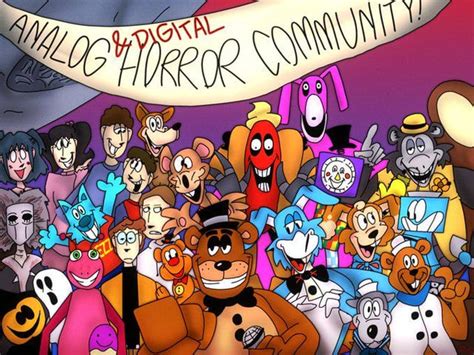 The Crew Of Analogdigital Horror Characters The Art Made By