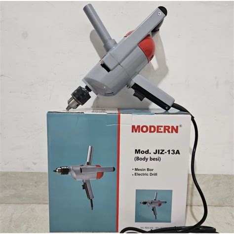 Jual Mesin Bor Listrik Body Besi Modern Jiz 13a Electric Drill Shopee