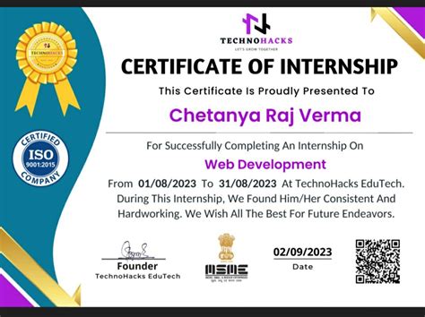 Chetanya Raj Verma On Linkedin Technohacksedutech Technohacks2023