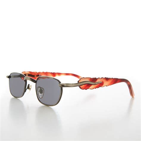 90s Unique Rectangular Vintage Sunglasses Rusty Sunglass Museum