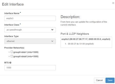 Configure Pci Passthrough Ethernet Interfaces — Starlingx Documentation