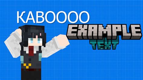 Как сделать текст в стиле майнкрафт гайд Youtube