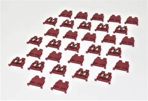 Allen Bradley 1492w4re Red Terminal Block Space Saver 30a 600v Ac Dc