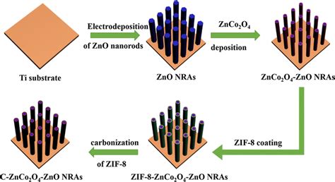 Schematic Illustration For The Formation Of The C Znco2o4 Zno Nras Download Scientific Diagram