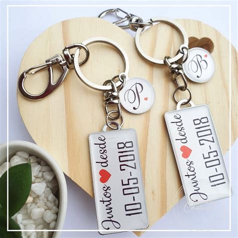 Chaveiro Personalizado Retangular Casal Shopee Brasil