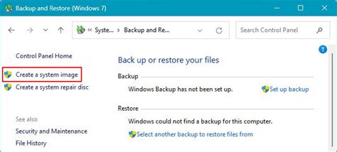 Windows Backup Using The Built In Archiving Feature