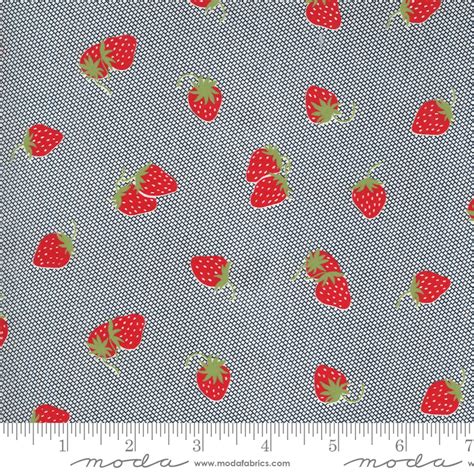 Moda Sunday Stroll Berry Patch Navy Fabric By Bonnie And Camille 55223 15