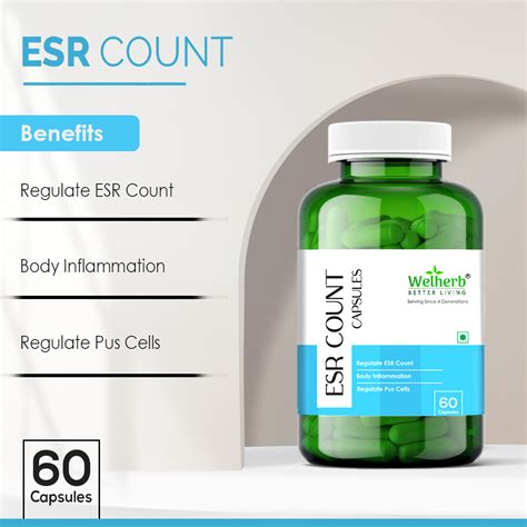 ESR Count Capsules Ayurvedic Proprietary Medicine