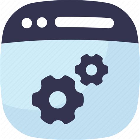Feature Custom Gear Browser Internet Application Cogwheel Icon