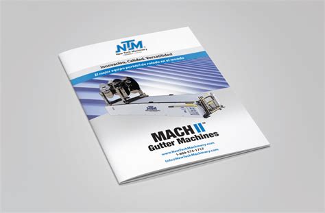 Mach Ii 5 6 And 5 6 Gutter Machines Brochure Spanish New Tech Machinery