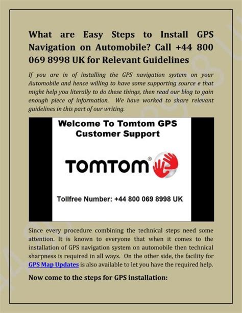 How To Install A GPS Navigation System For Your Automobile