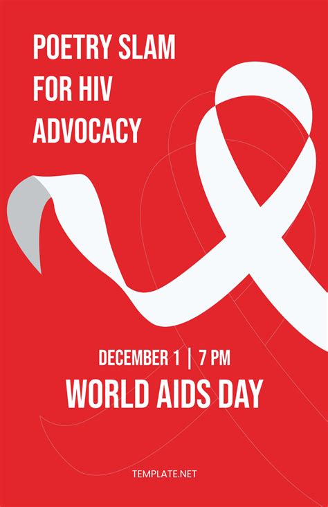 Free Hiv Aids Poster Templates Editable And Printable