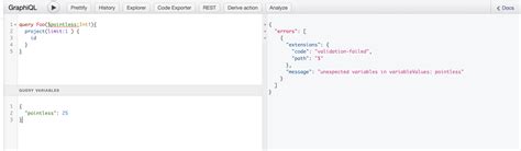 Undocumented Breaking Change Extra GQL Params Now Cause Validation