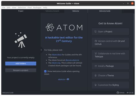 Installing Atom On Ubuntu 2010 Its Linux Foss