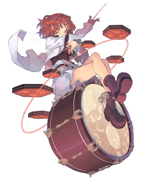 レレ薙 on Twitter RT morinohon 東方輝針城の堀川雷鼓です