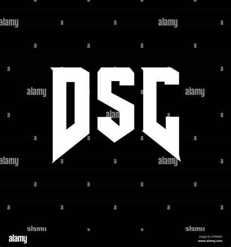 Dsc Letter Logo Design For Technology Company Dsc Logo Design Black